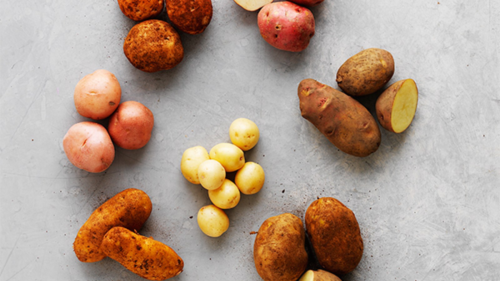 Types Of Potatoes Chart