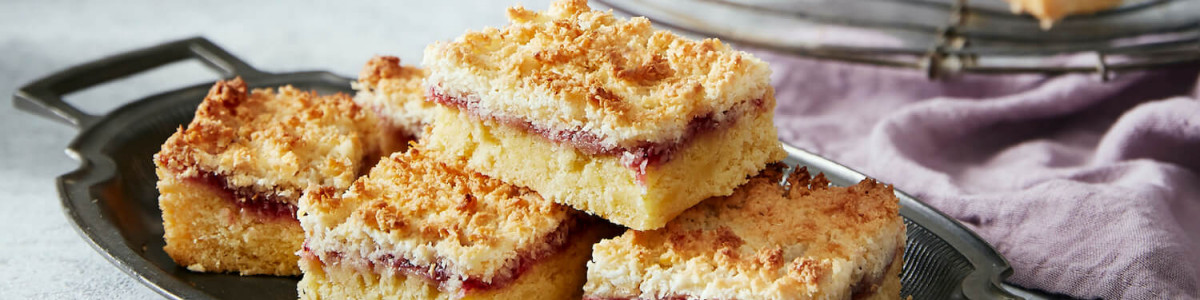 Raspberry Coconut Slice: A Nostalgic Australian Treat | myfoodbook