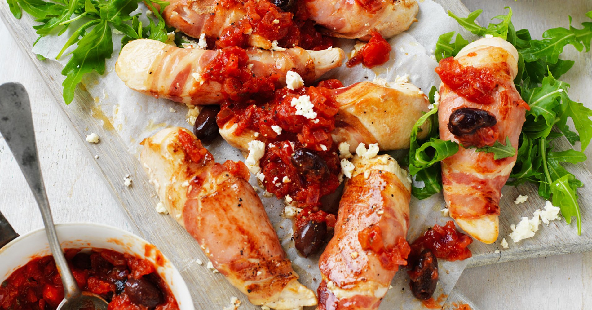 Roast Pancetta Chicken Recipe | myfoodbook