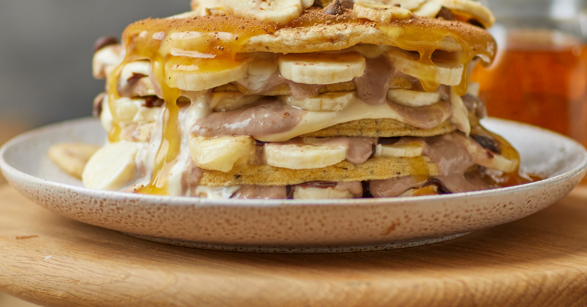 Pancake Cake Banoffee Recipe | myfoodbook