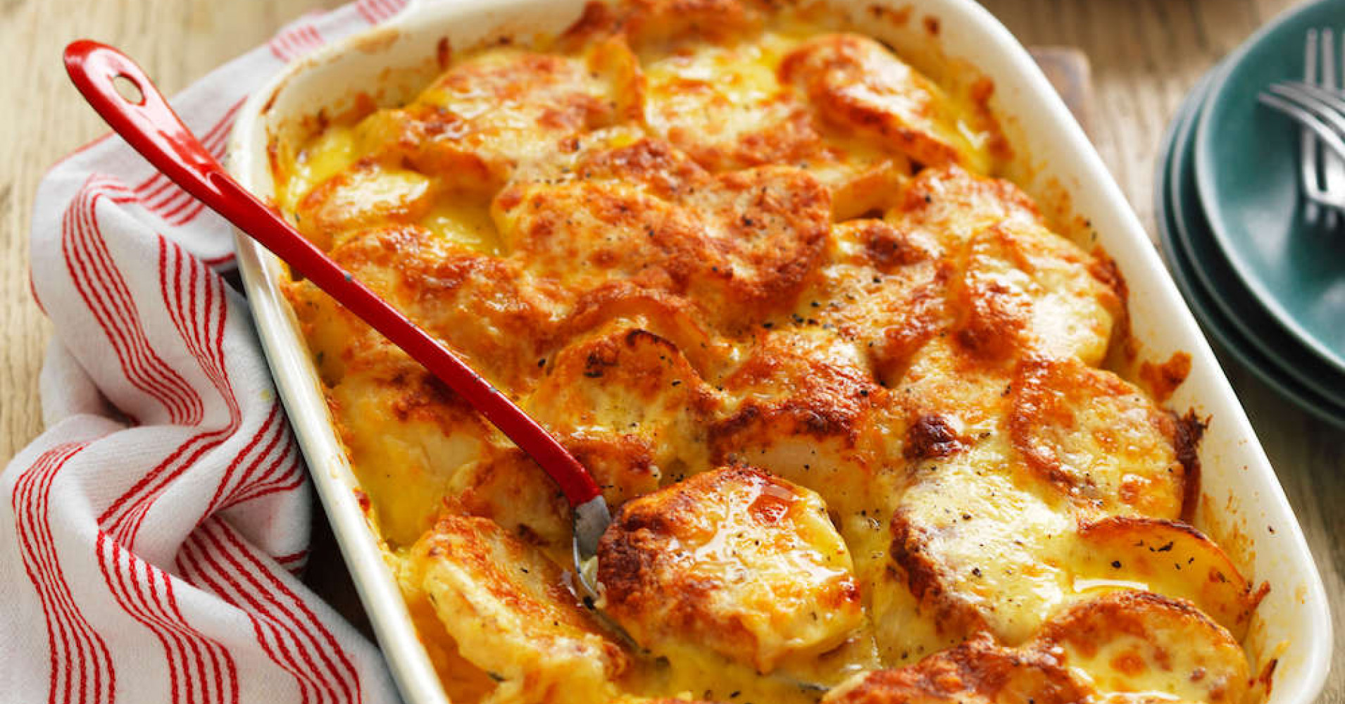 Cheesy Potato Bake Recipe | myfoodbook | The best potato bake