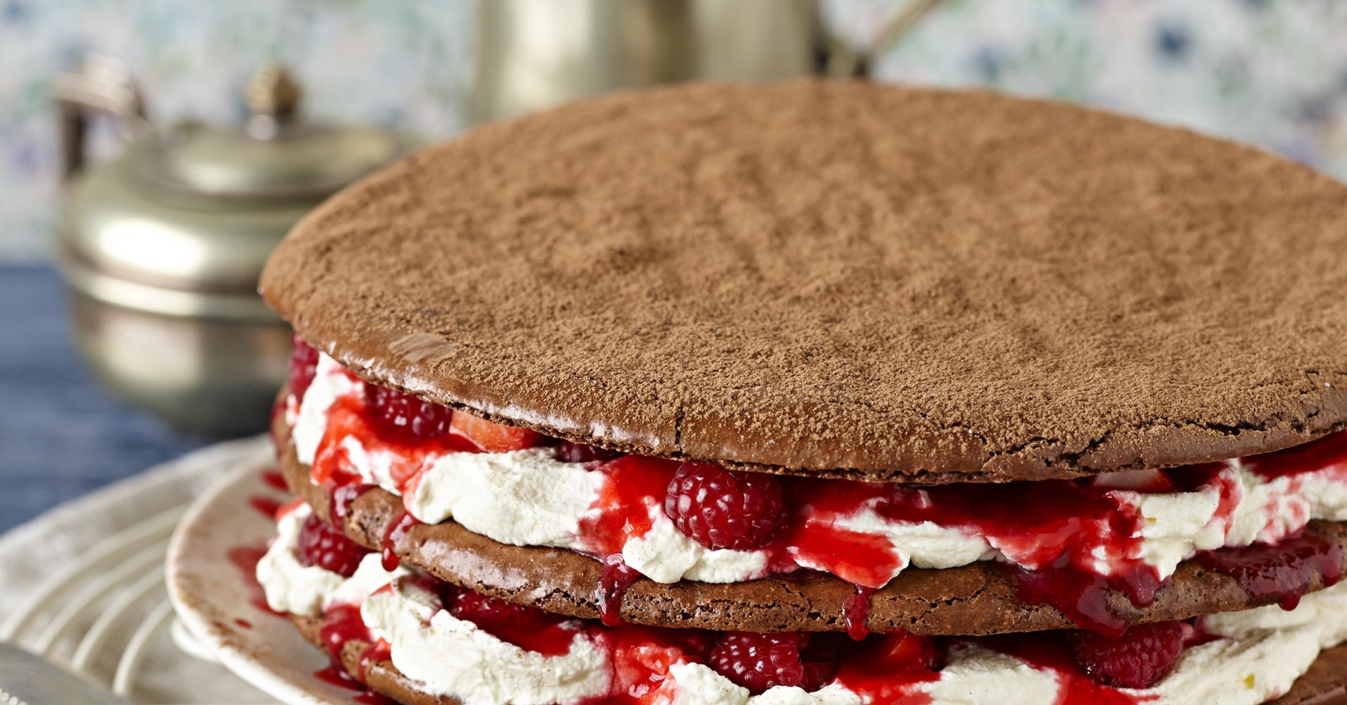 Chocolate Macaron Cake Recipe | myfoodbook | Make a cookbook with ...