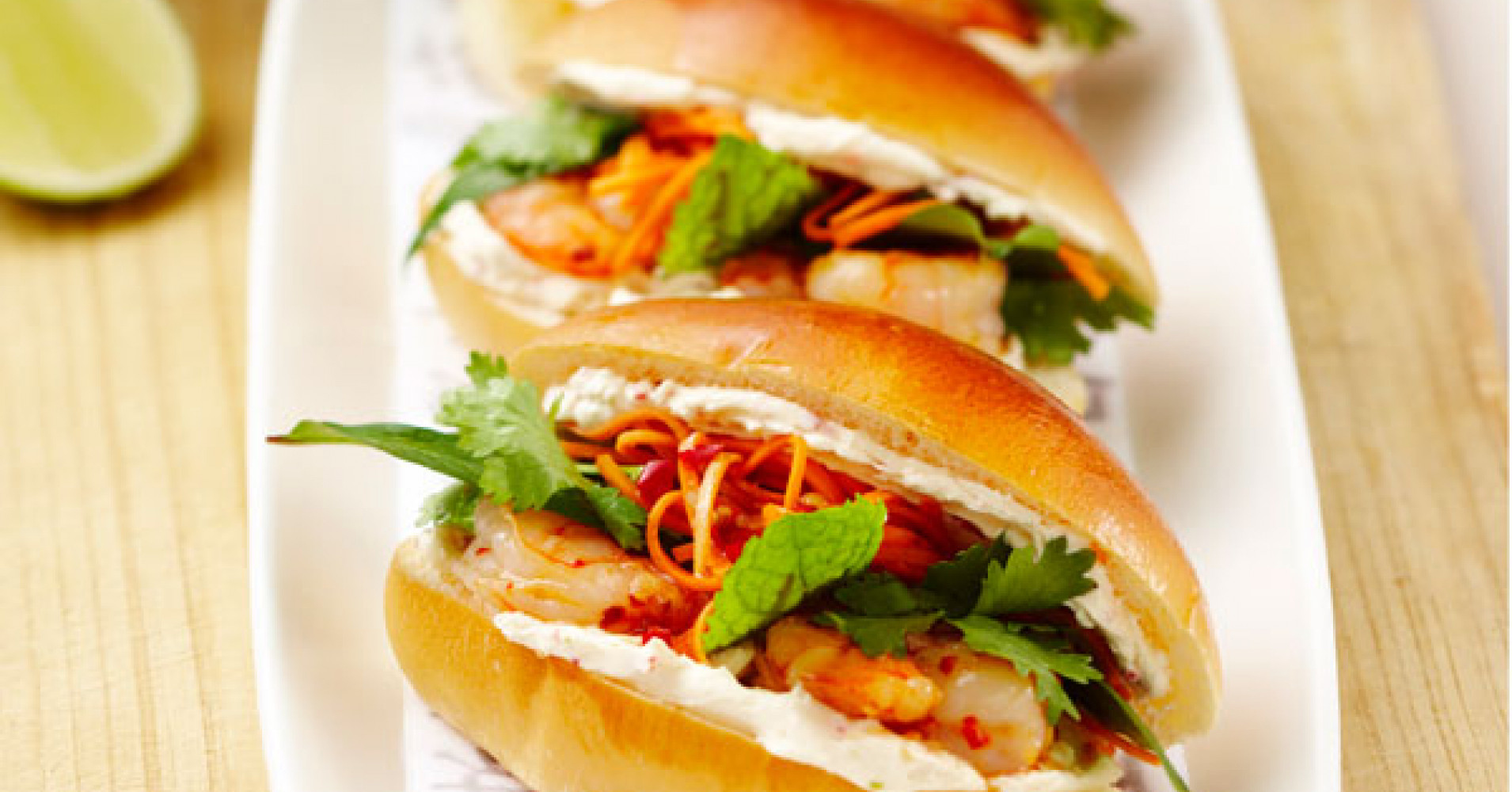 Prawn and Lime Sliders Recipe | myfoodbook | Dairy Kitchen Recipes