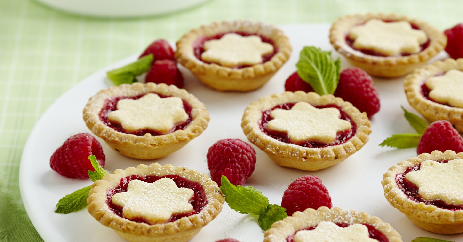 Raspberry Christmas Tarts Recipe | myfoodbook | Devondale recipes