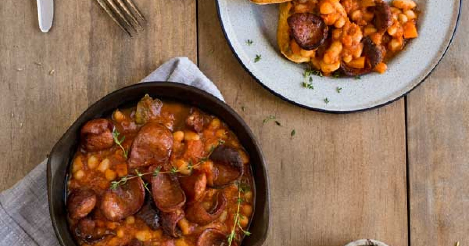Chorizo and White Bean Ragu Recipe | myfoodbook