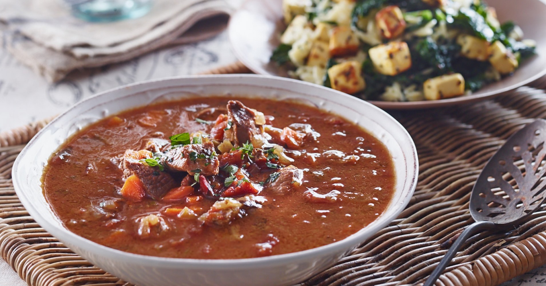 Greek Lamb with Baked PHILLY and Risoni Recipe | myfoodbook