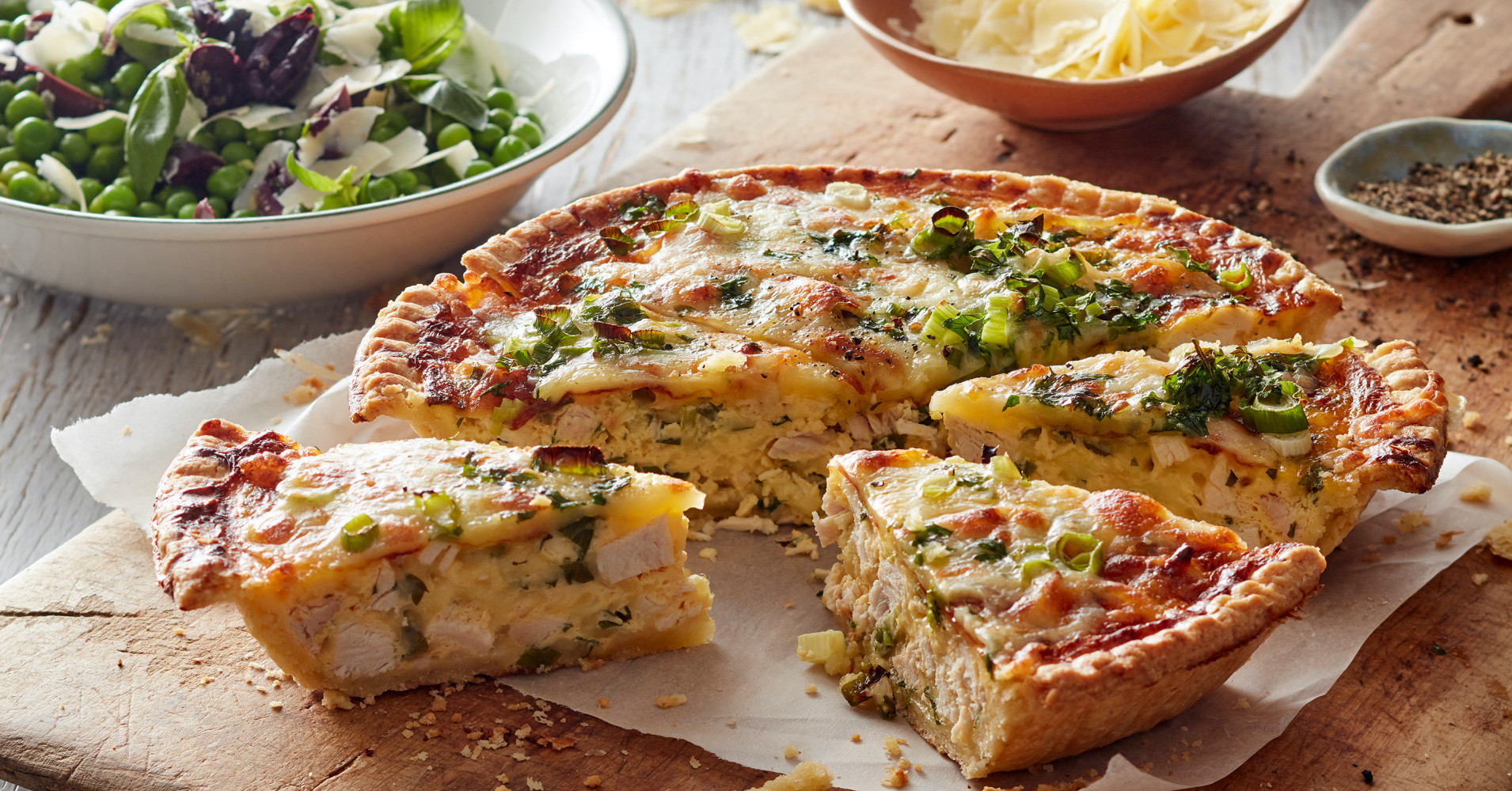 Fast Family Chicken Pie Recipe | myfoodbook | Leftover chicken pie