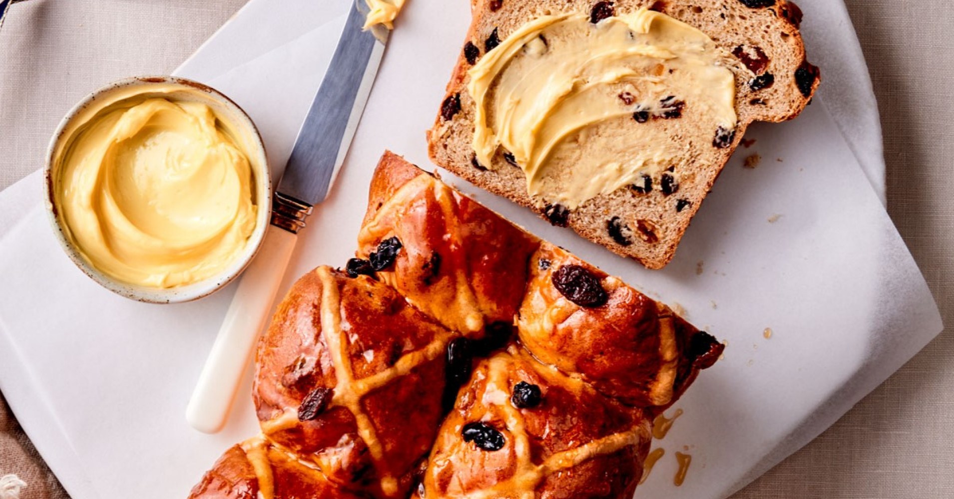 Hot Cross Bun Loaf