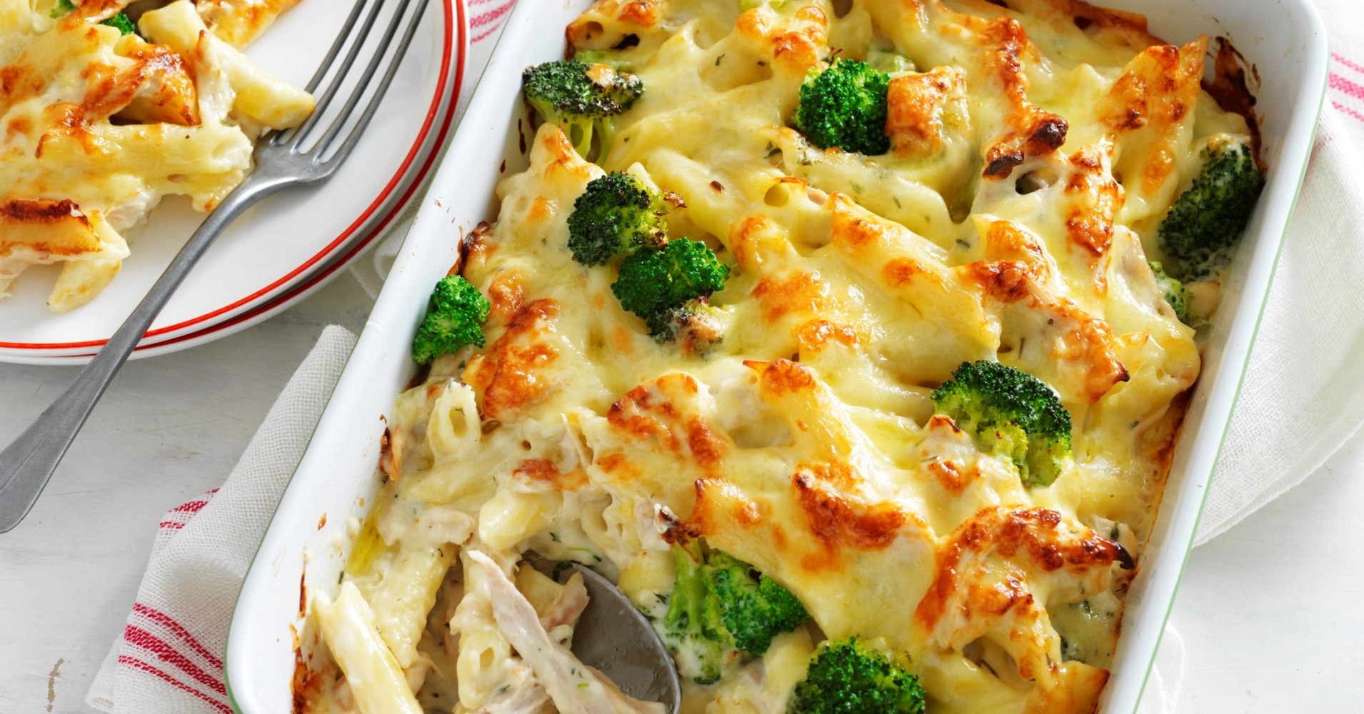 Lactose Free Chicken & Broccoli Bake Recipe | myfoodbook