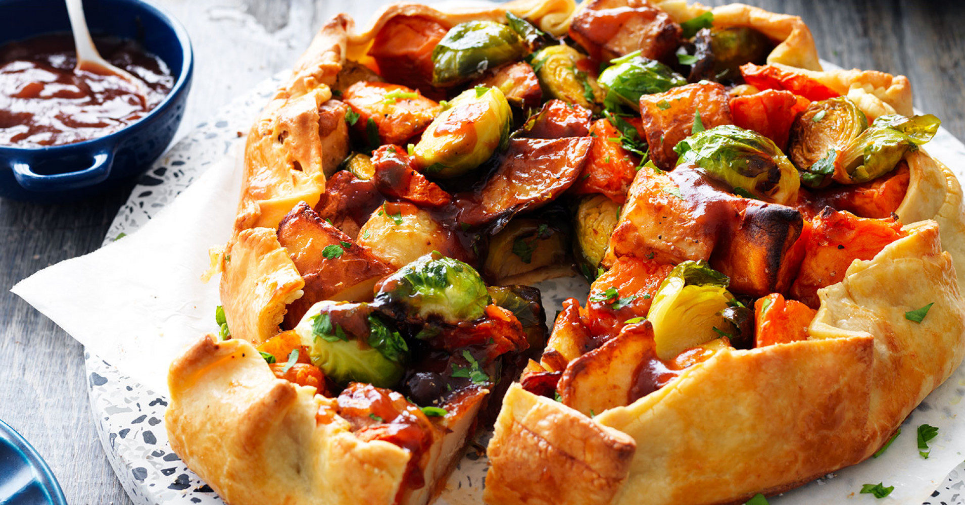 Leftover Roast Vegetable Pie Recipe | myfoodbook