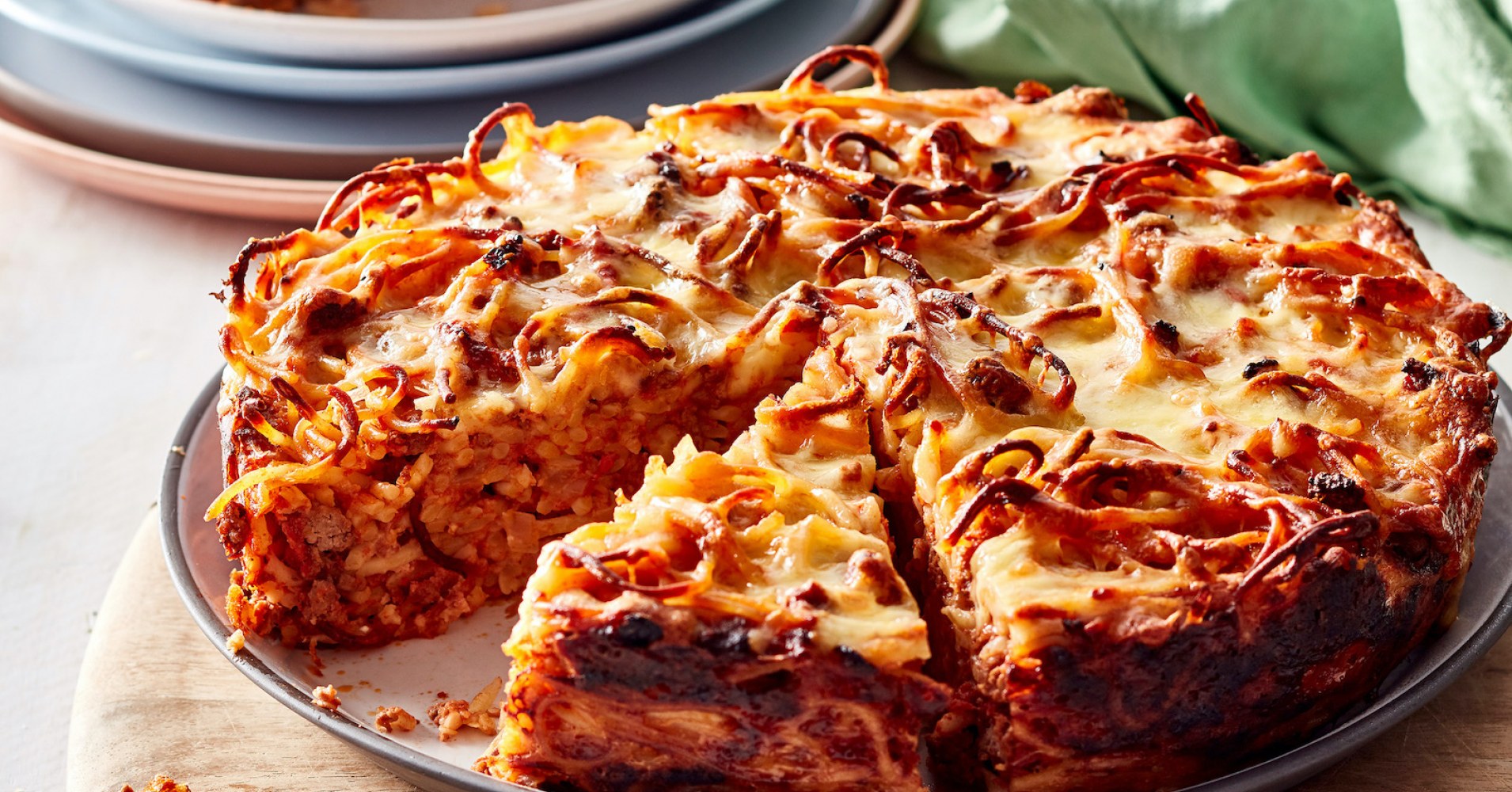 Leftover Spaghetti Bolognese Bake Recipe | myfoodbook