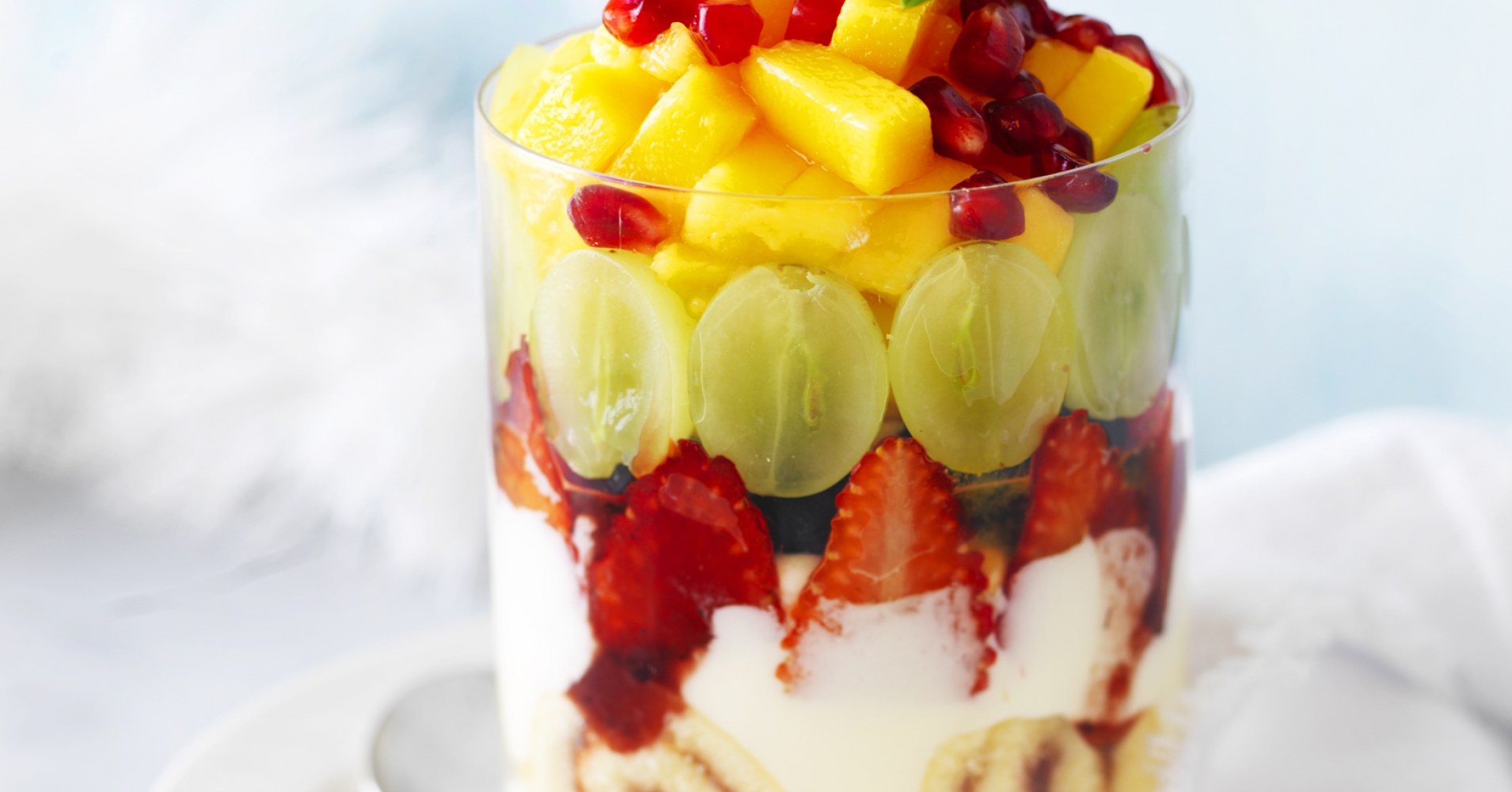 Summer Fruit Trifle In a Glass Recipe | myfoodbook