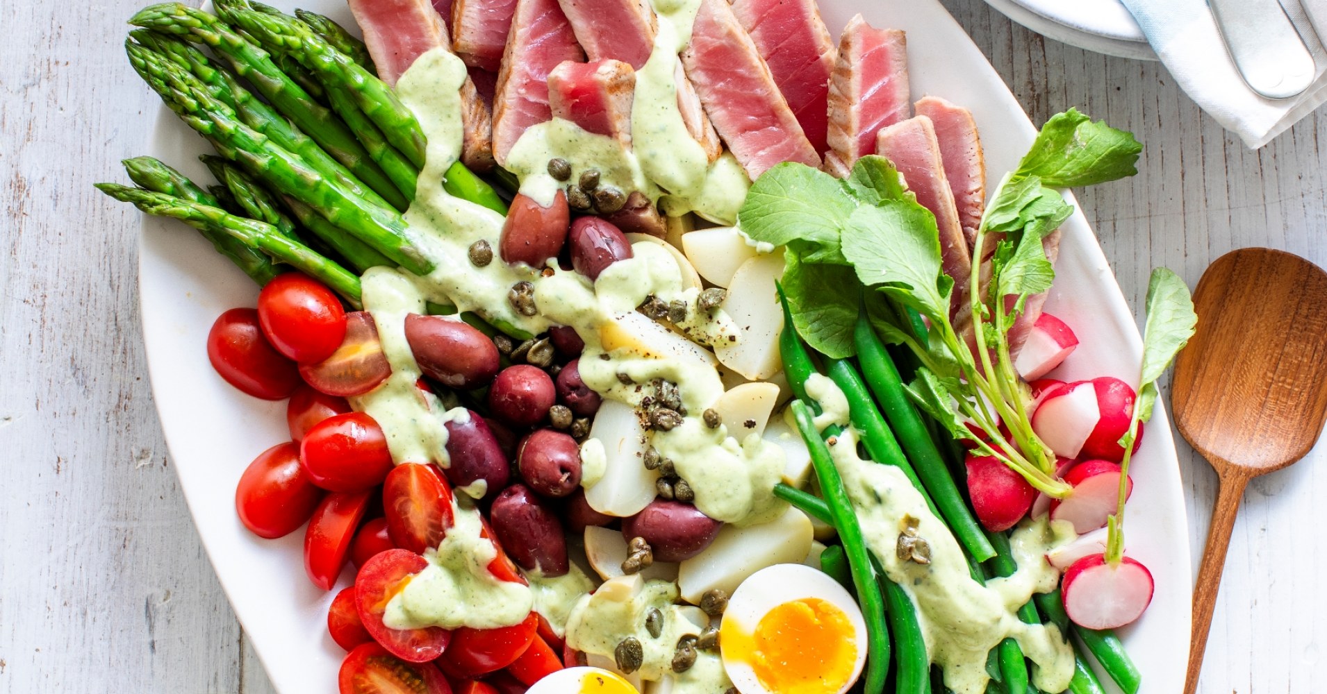 Niçoise Salad Platter Recipe | myfoodbook