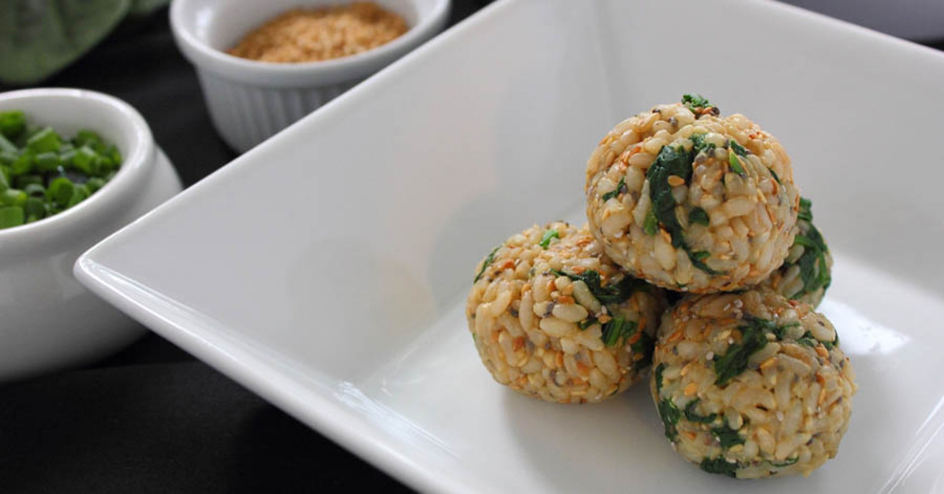 Satay Brown Rice Balls Recipe | myfoodbook