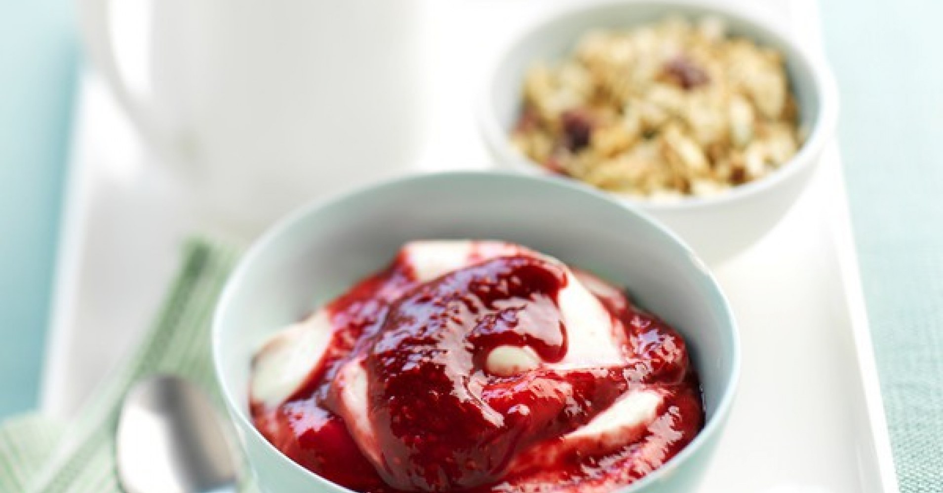 Raspberry Breakfast Yoghurt Recipe | myfoodbook | Make a cookbook with ...