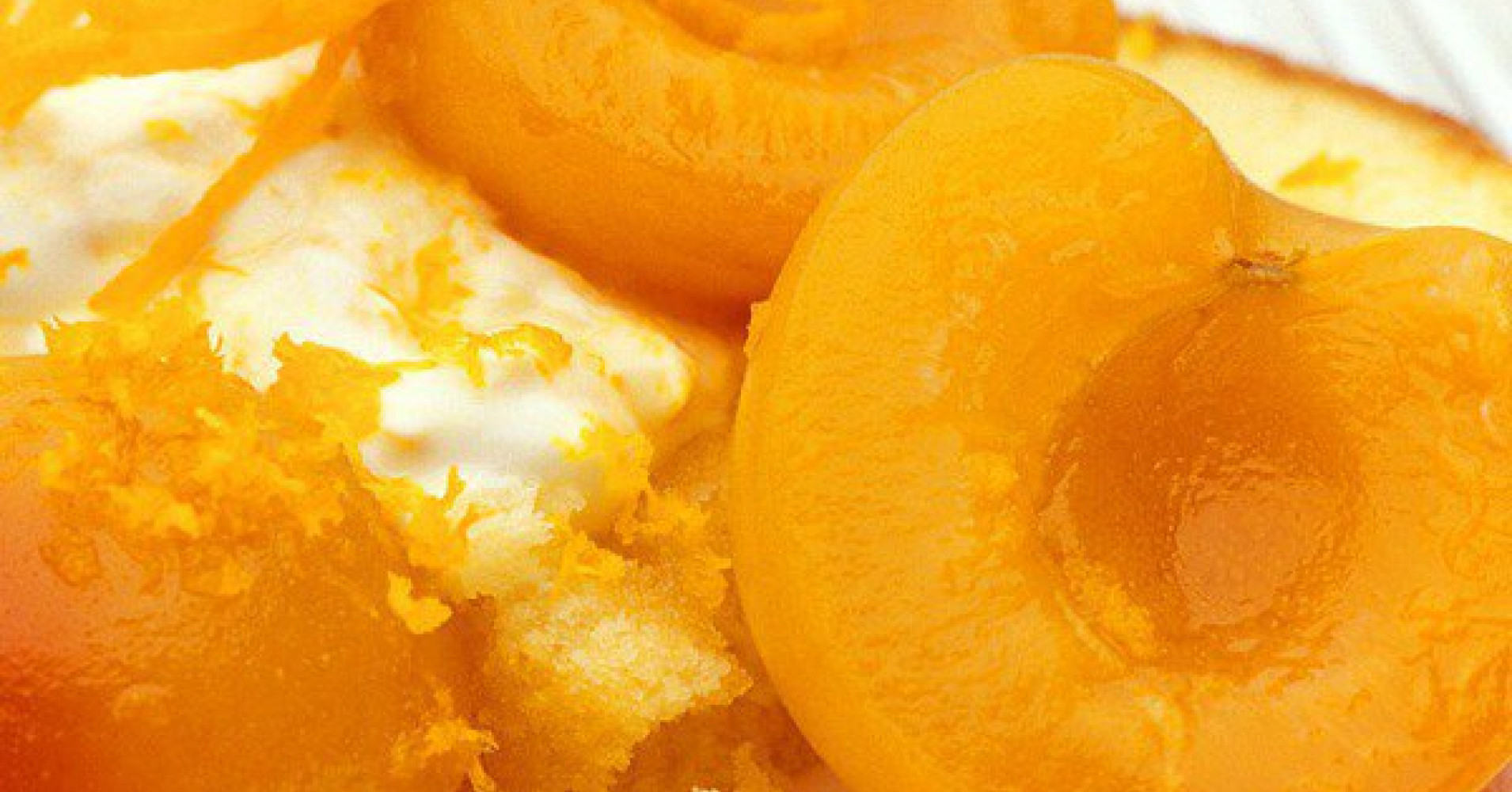 Syrup Apricots with Toasted Madeira and Orange Cream Recipe | myfoodbook