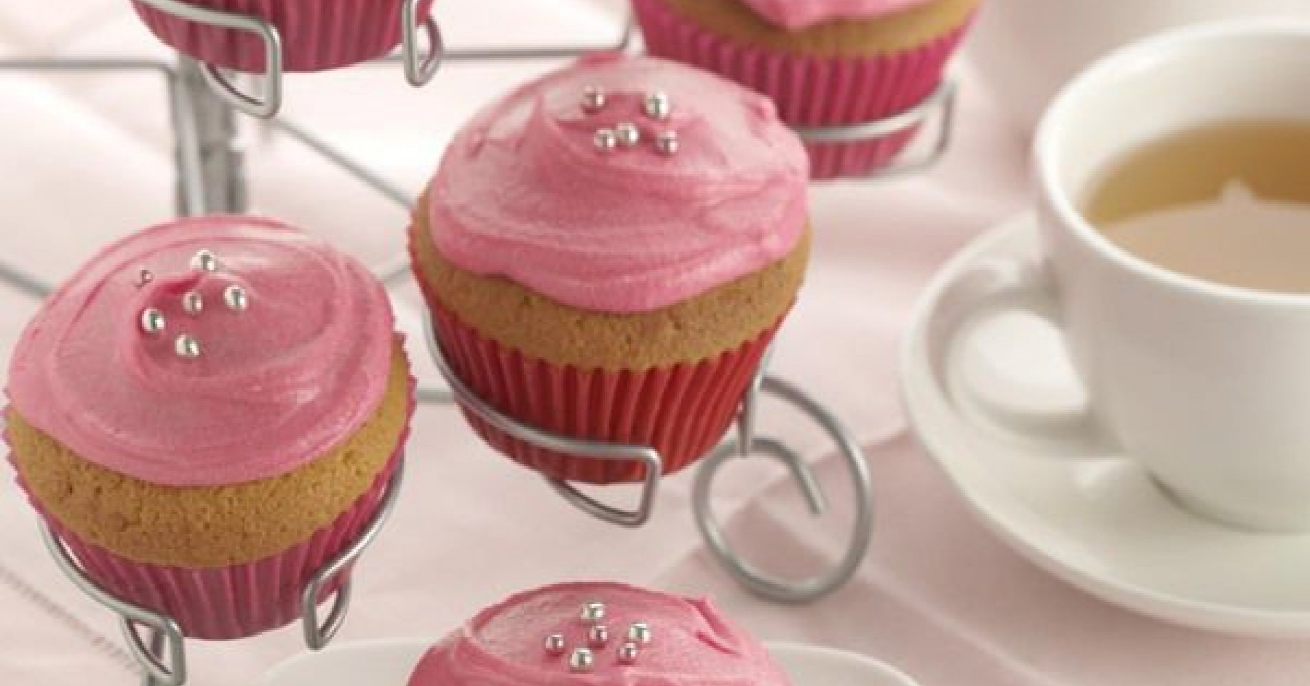 Pink Cupcakes Recipe | myfoodbook