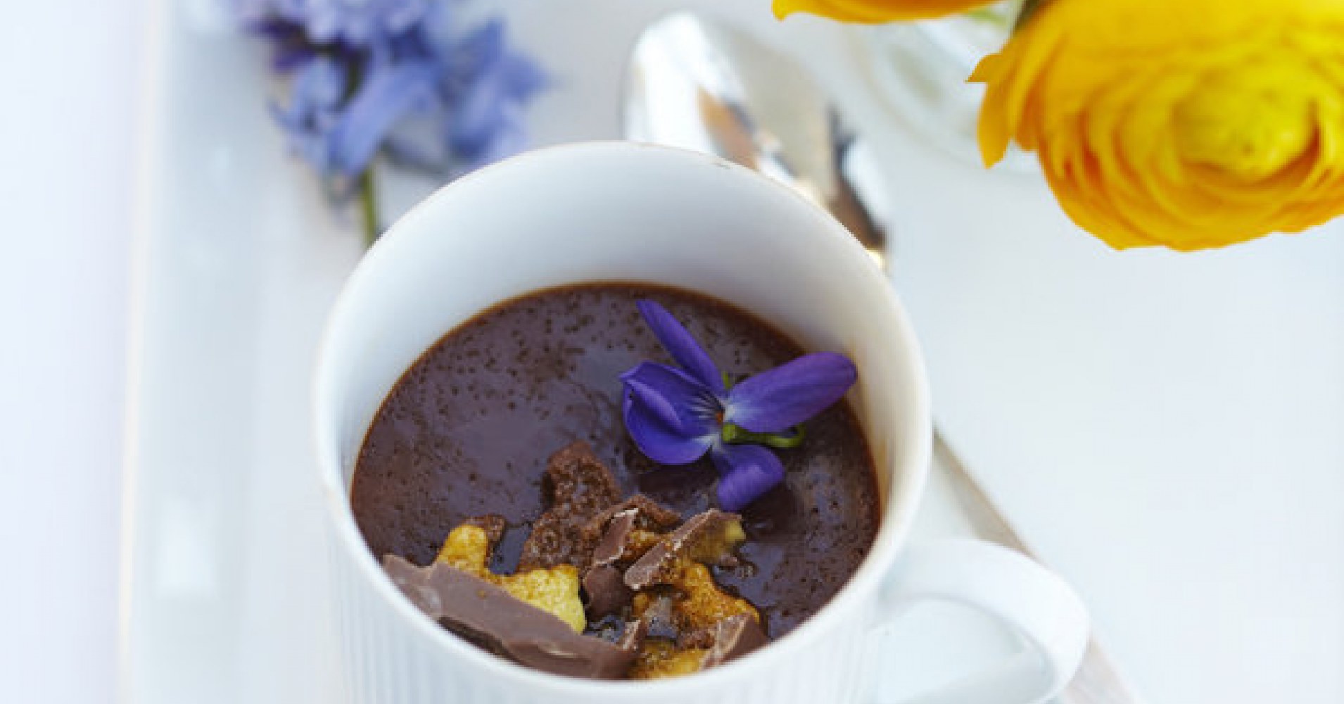 Tea Infused Chocopots Recipe | myfoodbook