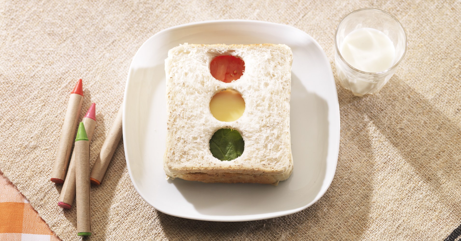 Stoplight Sandwich Recipe | myfoodbook