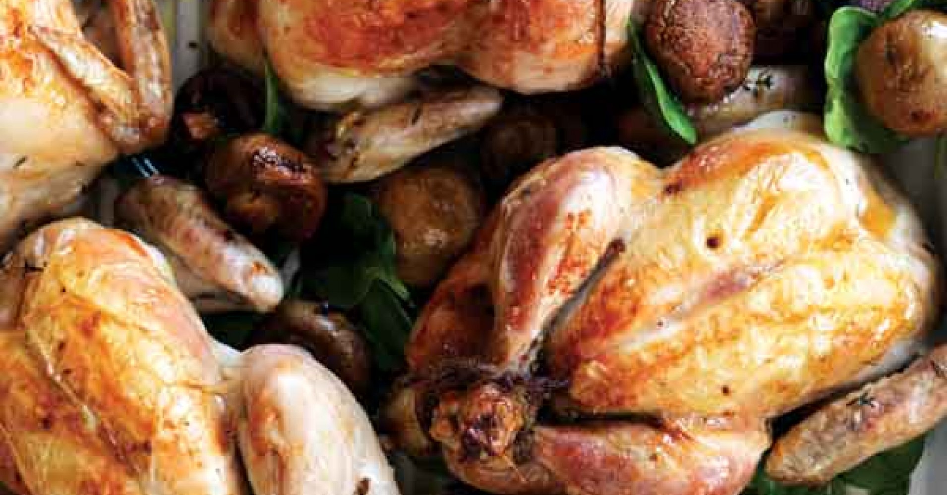 Mushroom & Craisin Stuffed Spatchcock Recipe | myfoodbook | Make a ...