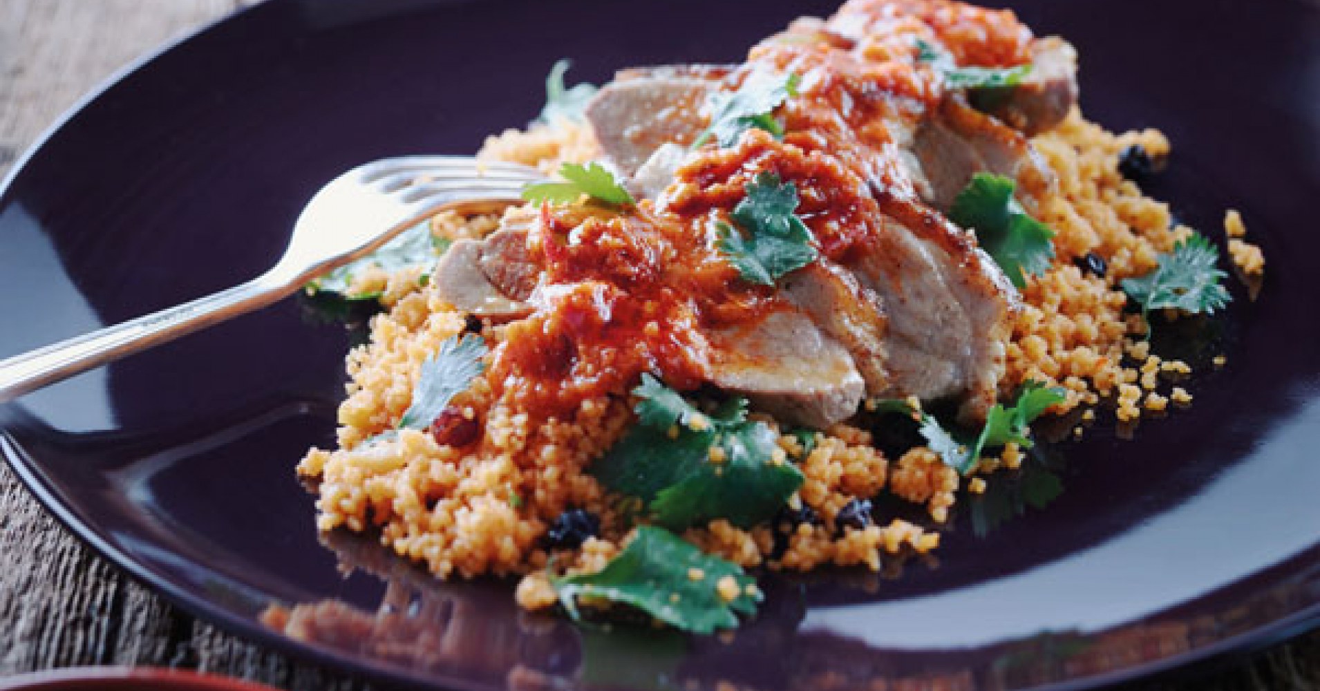Spiced Duck Breast with Moroccan Couscous Recipe | myfoodbook
