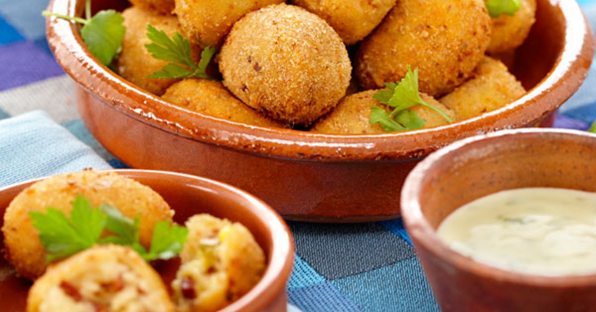 Chorizo & Leek Croquettes With Herbed Aioli Recipe | Finger Food Party ...