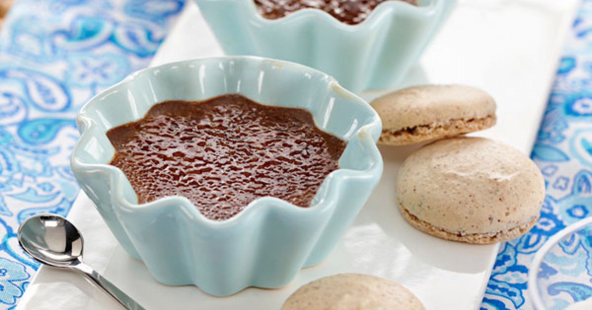 Individual Dark Chocolate Creme Catalan Recipe | myfoodbook | Make a ...