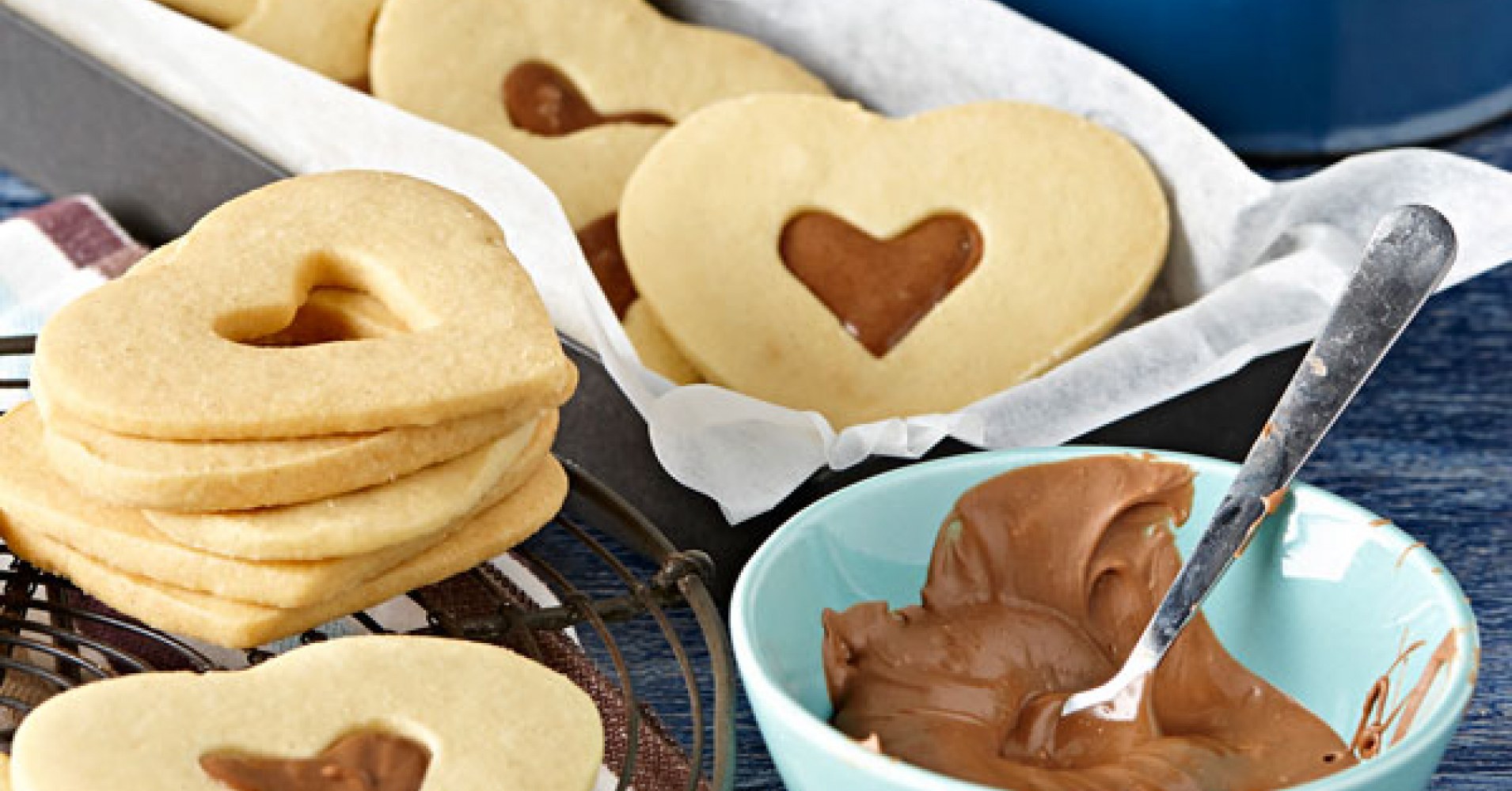 Milk Chocolate Shortbread Hearts Recipe | myfoodbook | Make a cookbook ...