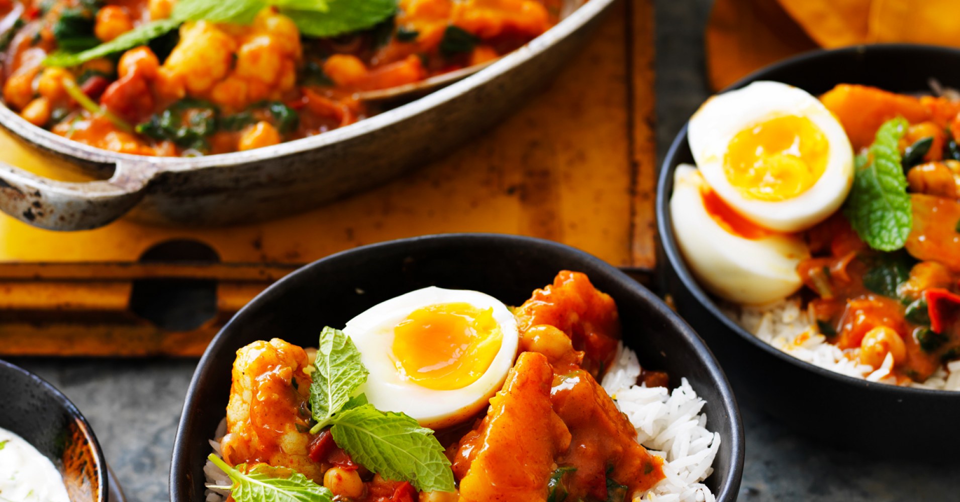 Sri Lankan Chickpea and Vegetable Egg Curry Recipe | myfoodbook ...
