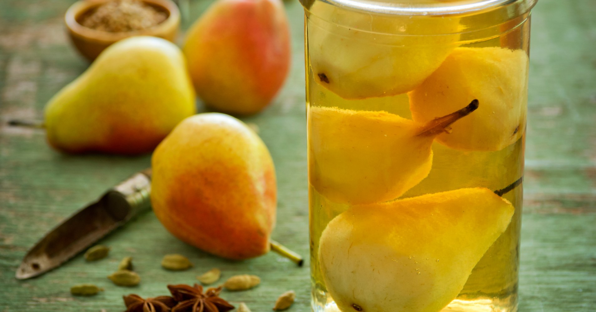 Pickled Spice Pears Recipe | myfoodbook