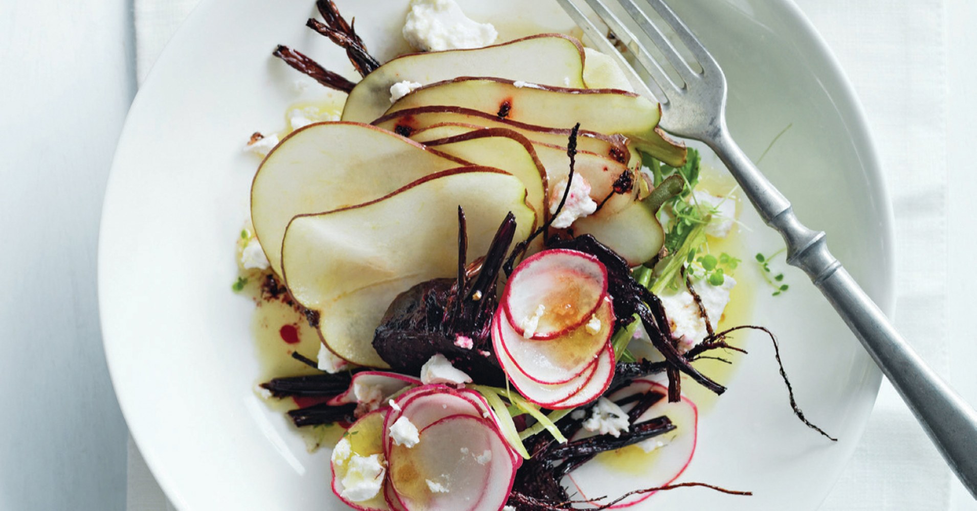 Roasted Beetroot, Radish and Pear Salad Recipe | myfoodbook