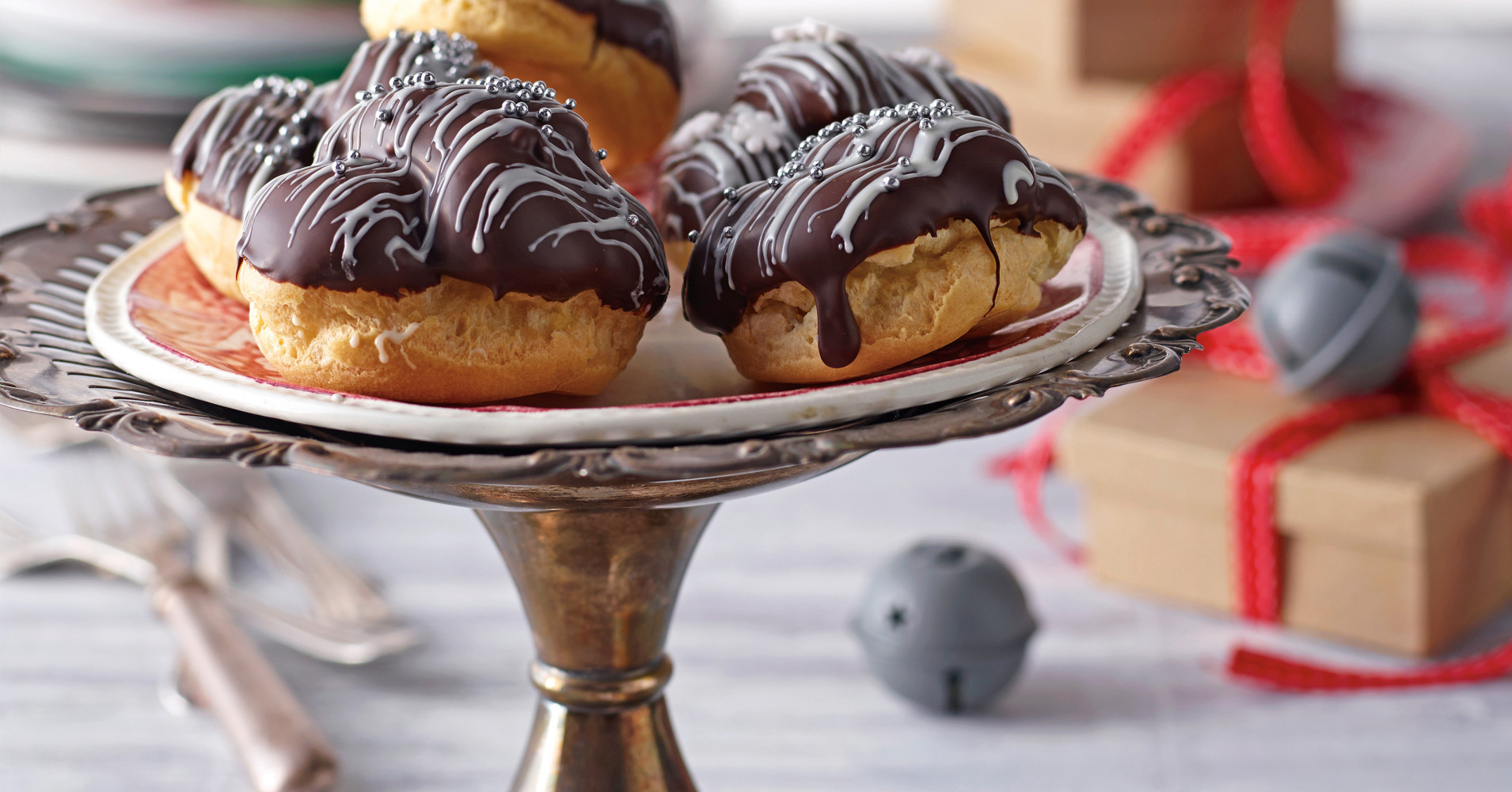 Kahlua Custard Profiterole Recipe | myfoodbook