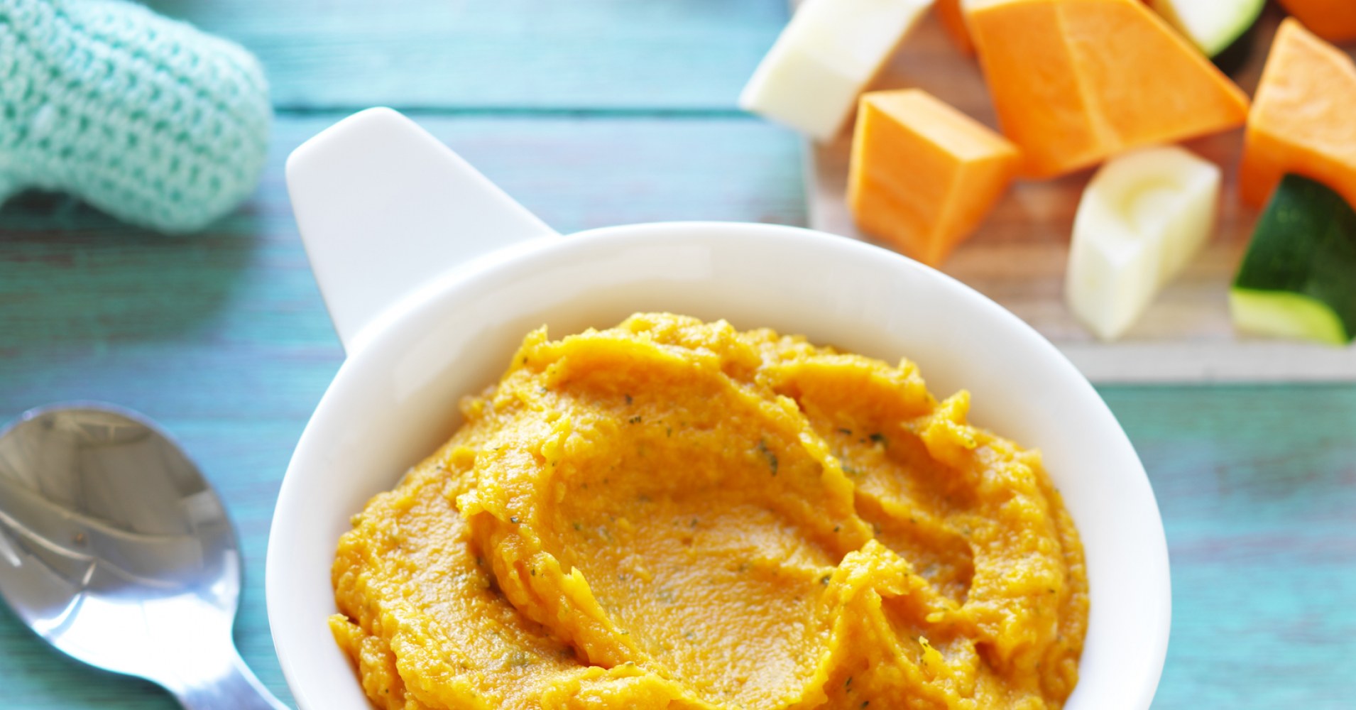 Sweet Potato and Roast Vegetable Puree Recipe | myfoodbook Baby and ...