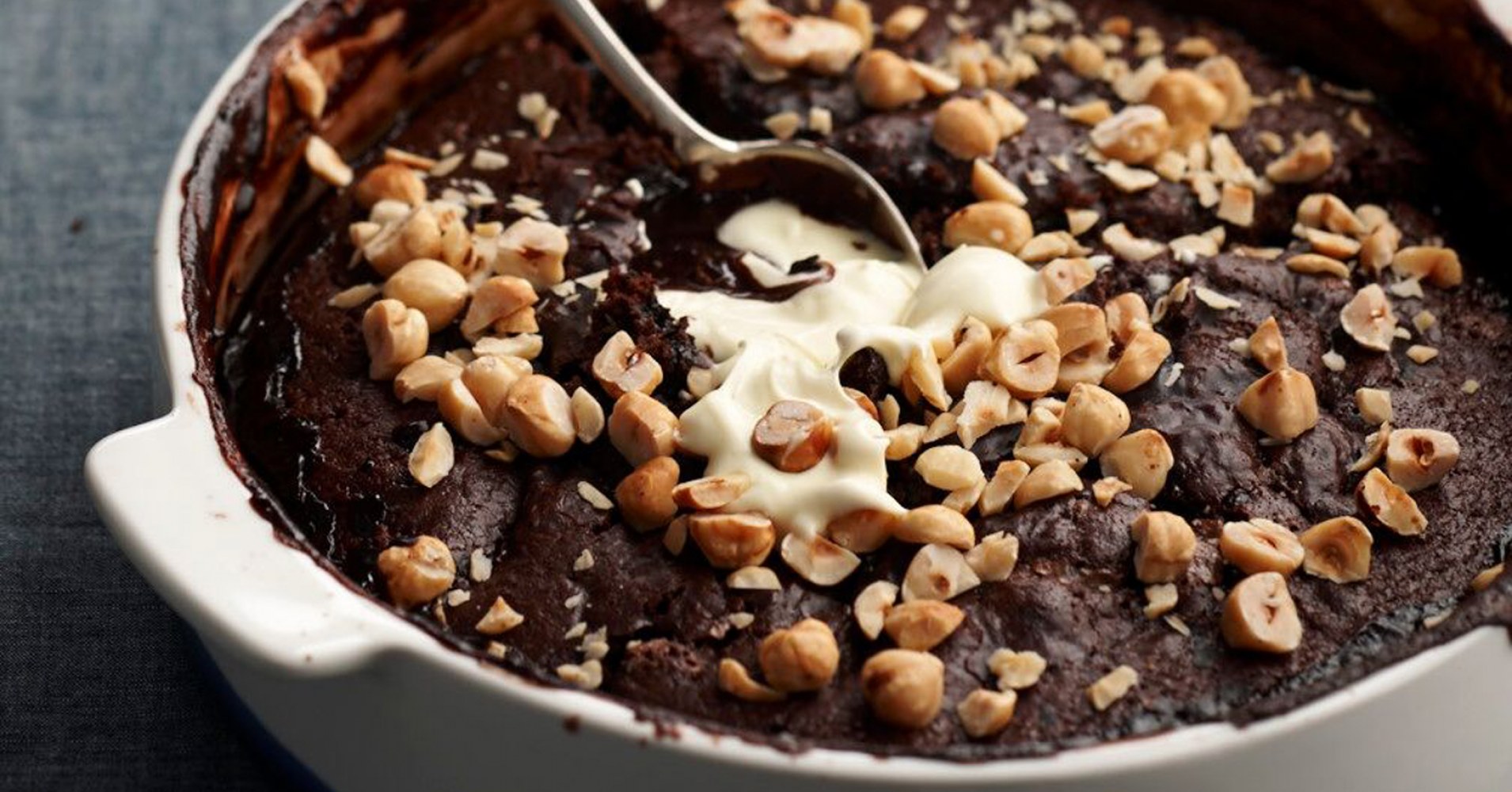 Self-Saucing Chocolate Hazelnut Pudding Recipe | myfoodbook | Hazelnut ...