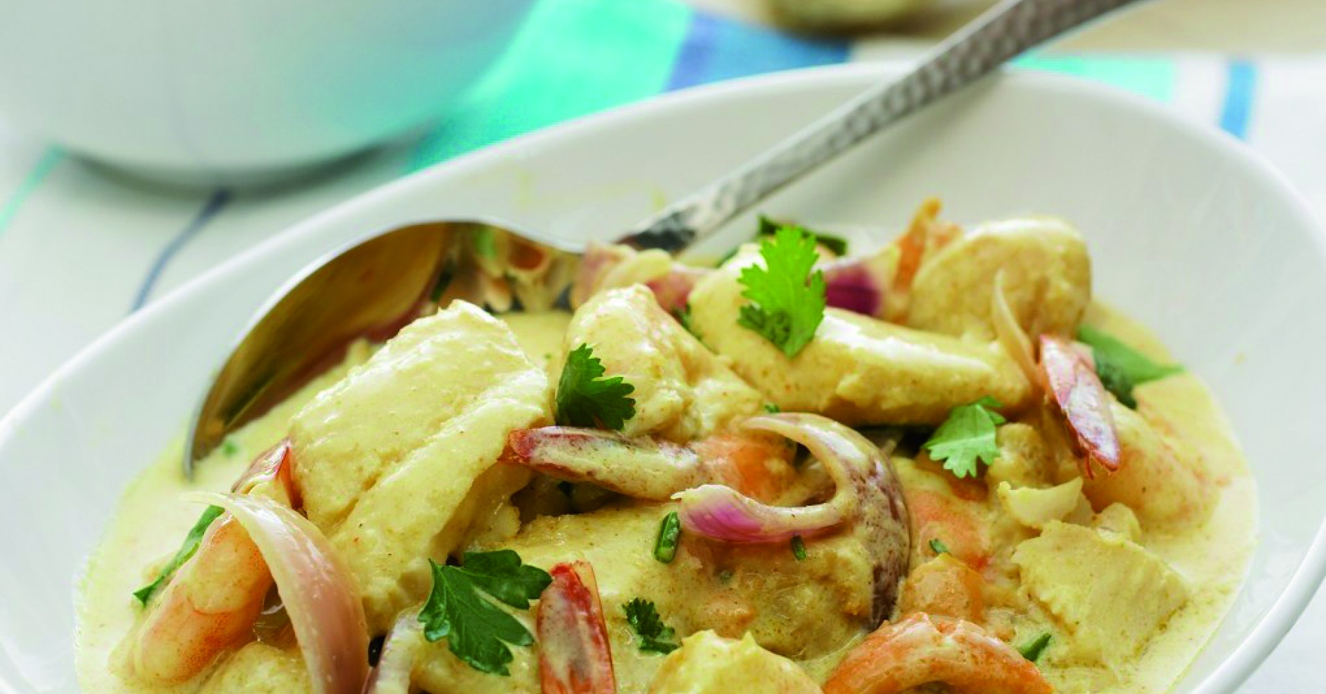 Creamy Curried Seafood Recipe | myfoodbook | Make a cookbook with ...