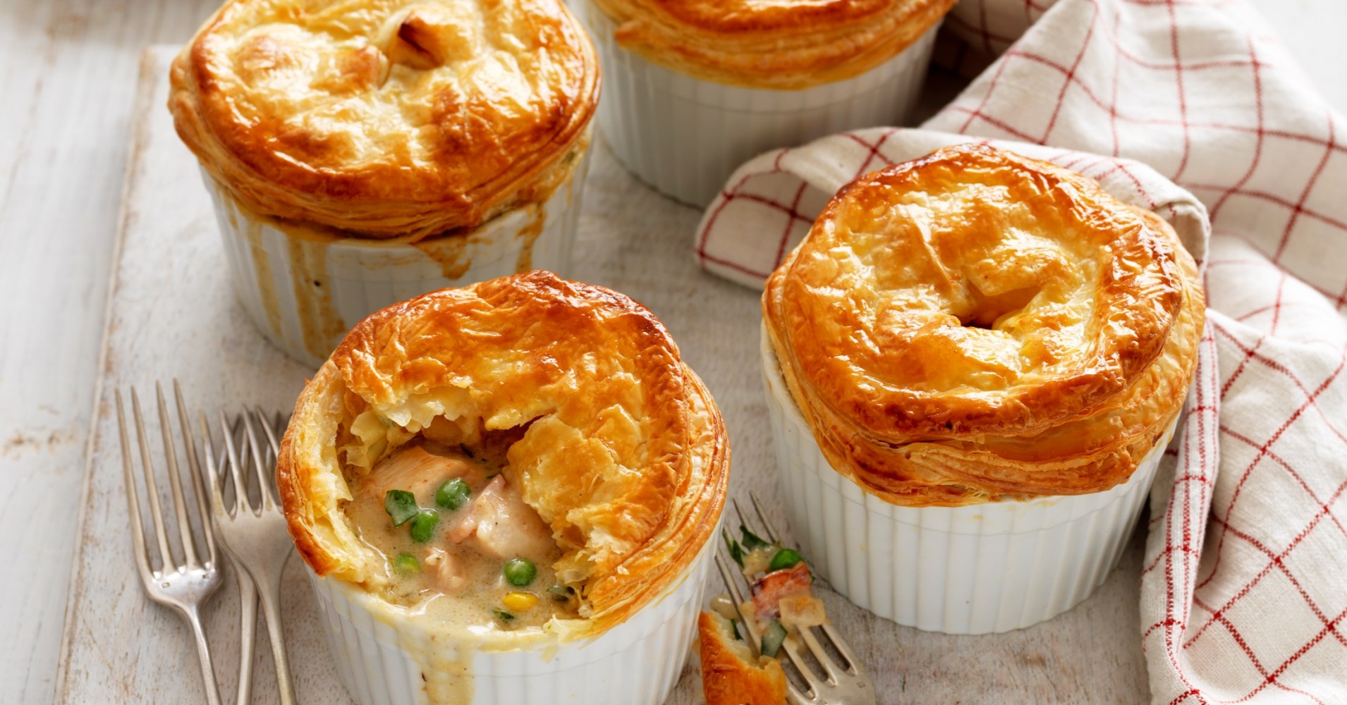 Chicken and Vegetable Pot Pies #shorts | Cook Free Recipes from ...