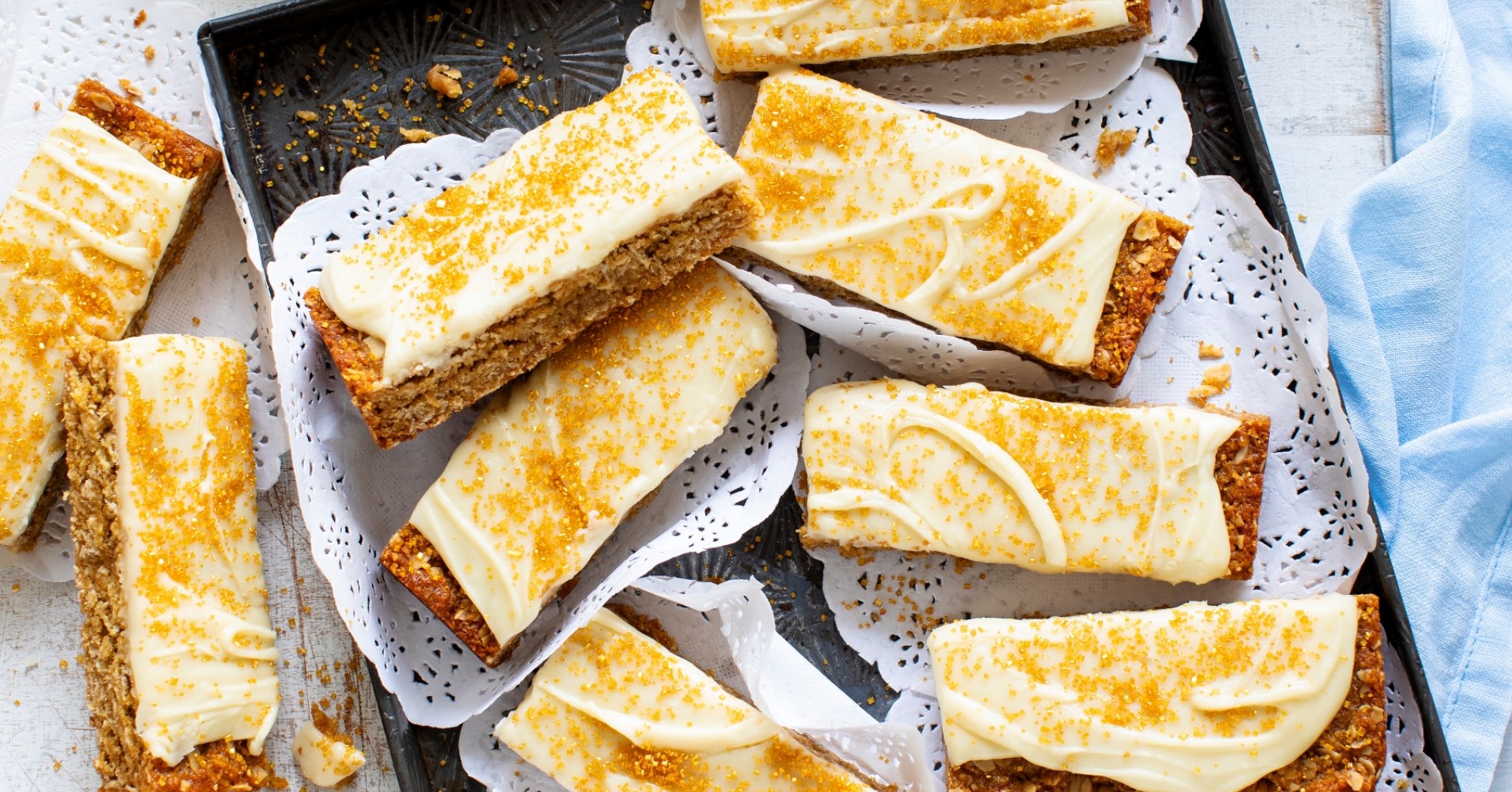 Golden Syrup Slice Recipe | myfoodbook