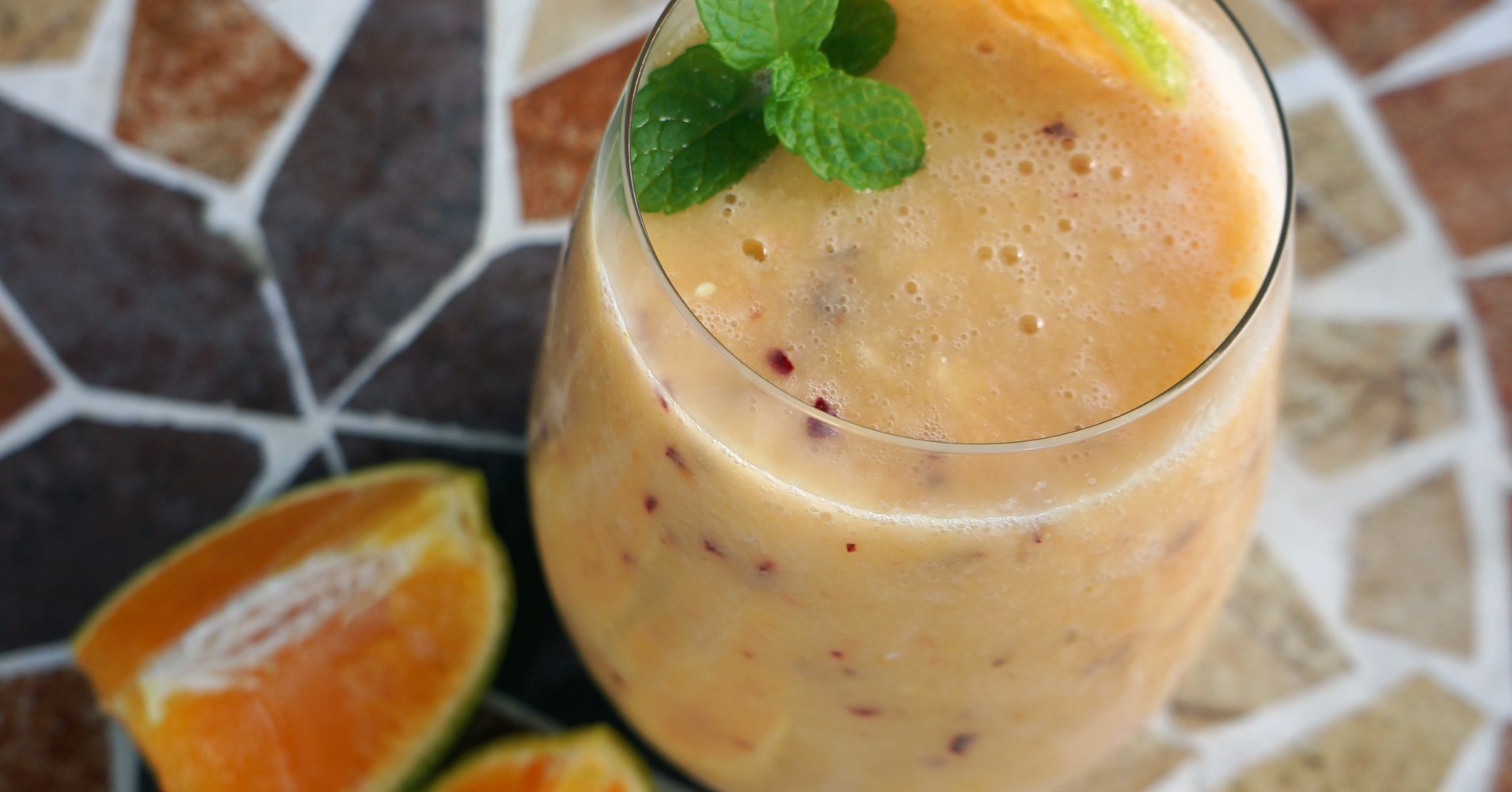 Winter Fruit Frappe Recipe | myfoodbook | Fresh frappe recipe