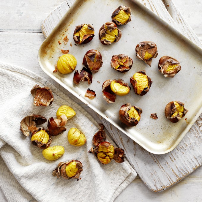 Roasted Chestnuts Recipe | myfoodbook | How to Roast Chestnuts