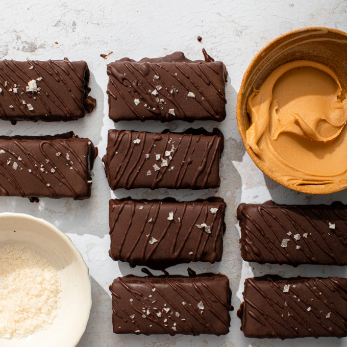 Raw Salted Caramel Mars Bars Recipe | myfoodbook