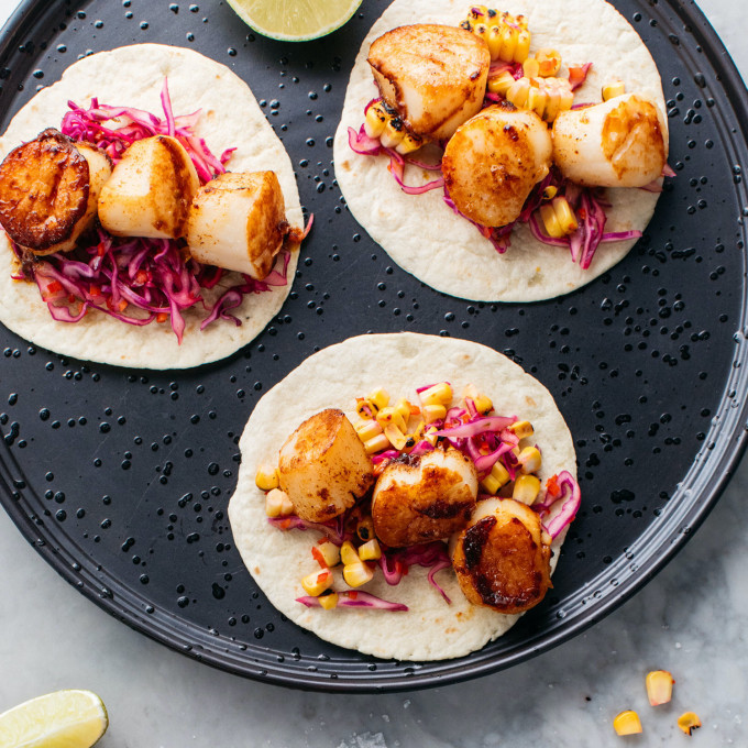 Scallop Tacos Recipe | myfoodbook