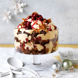 Tipsy Eggnog Trifle Recipe | myfoodbook | Australian Christmas Trifle